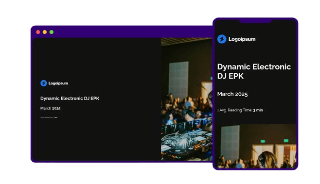 AI EPK Builder That Gets You Booked